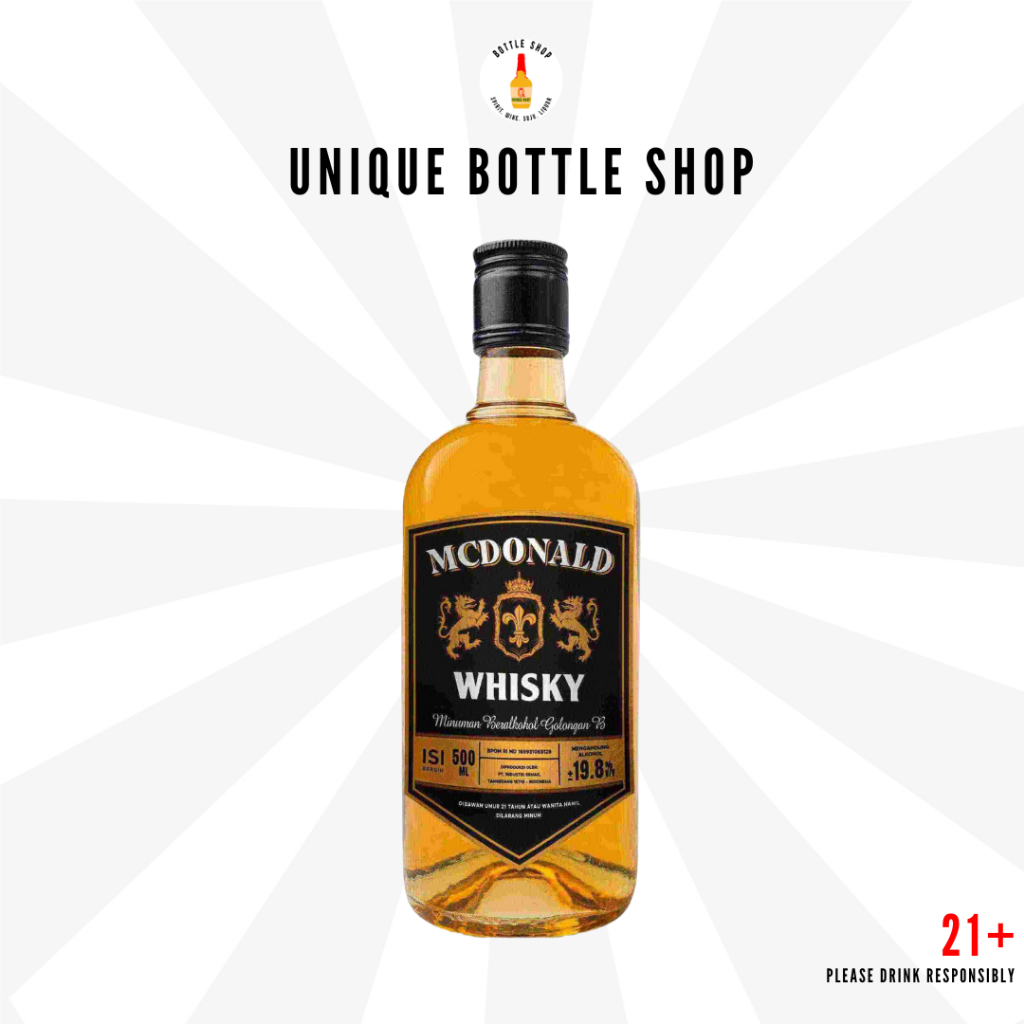 Jual Mcdonald Whisky 1000ml / 1liter | Shopee Indonesia
