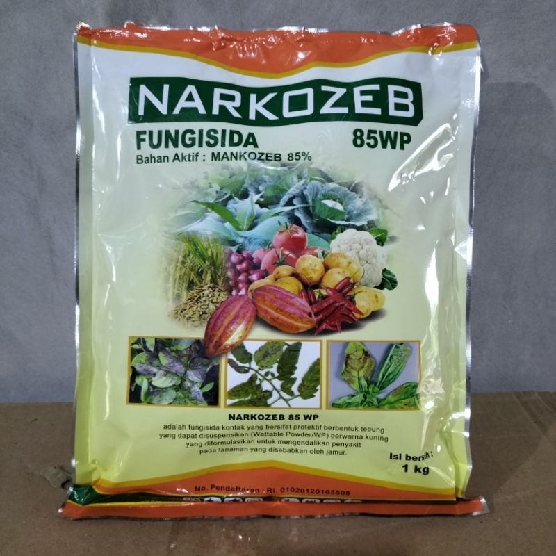 Jual Fungisida Narkozeb 85 WP 1 KG Mankozeb Kuning Untuk Mengendalikan ...