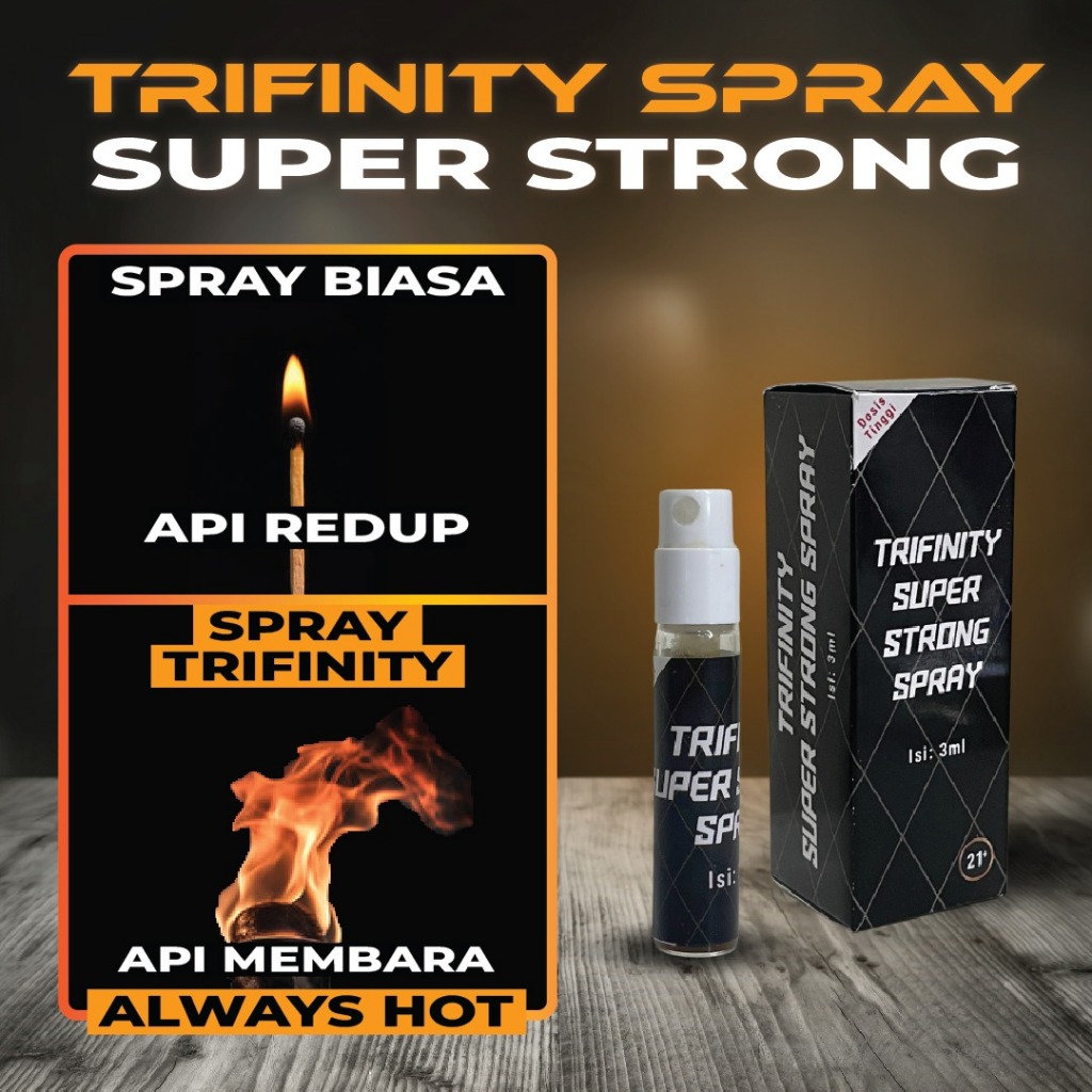 Jual Trifinity Delay Spray Super Strong Kadar Tinggi u Pria Tahan Lama ...