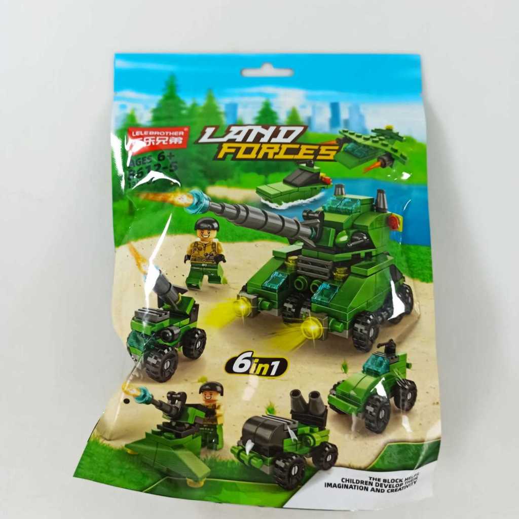 Jual Mainan Lego Balok Susun Land Force Tank 6 in 1 LEGO 138 Brick ...