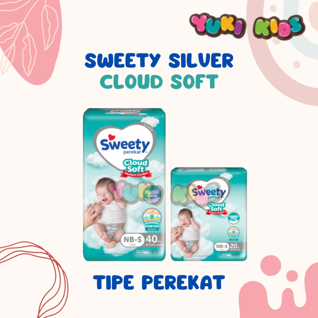 Jual Sweety Silver Cloud Soft New Born (Tipe Perekat) | Shopee Indonesia