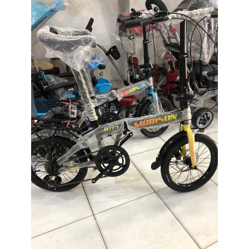 Jual Sepeda Lipat Morison 8117/8116 7speed 16 inch | Shopee Indonesia