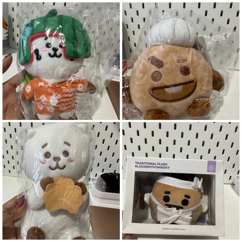 Jual [BACA DESKRIPSI] BT21 official doll RJ Shooky traditional plush ...
