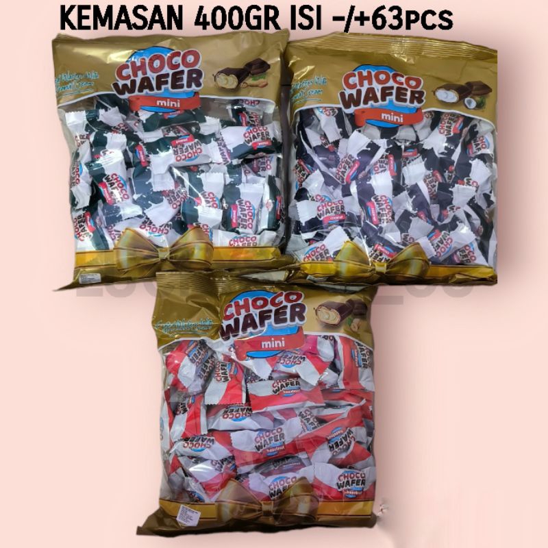 Jual ANL CHOCO WAFER MINI 400 GR CHOCOLATE HAZELNUT CREAM / PEANUT ...