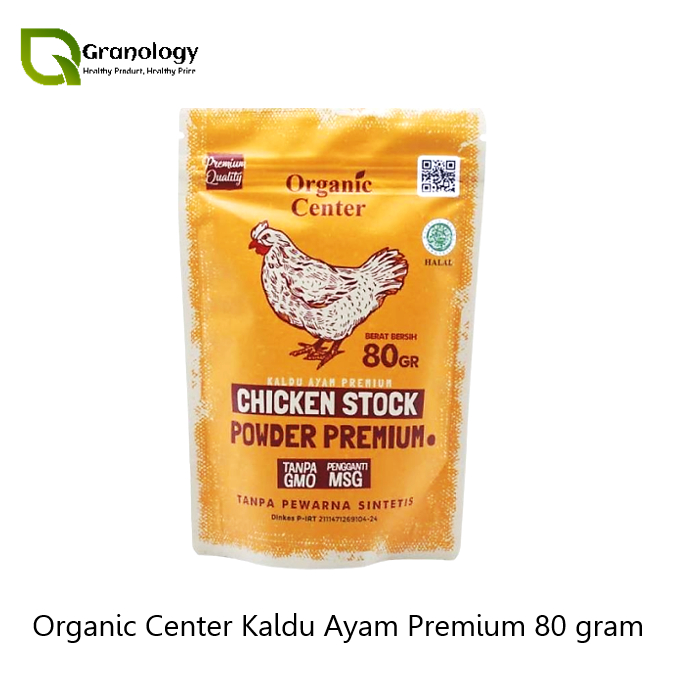 Jual Organic Center PREMIUM Chicken Stock Powder / Kaldu Ayam 80 gram ...