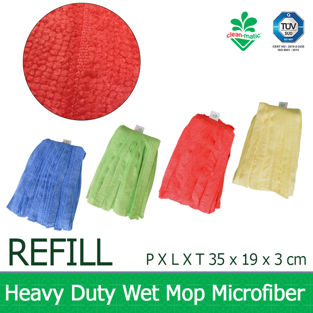Jual Ktmstore Refill Pel Lantai Heavy Duty Microfiber Mop Jepit ...