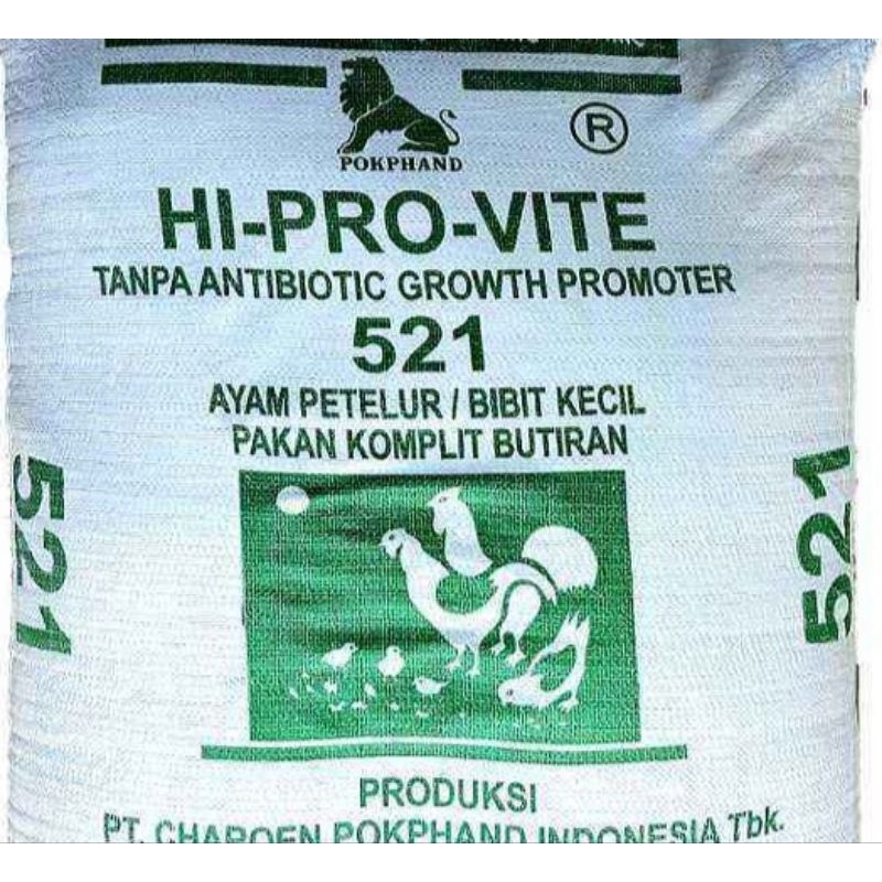Jual HI PRO VITE 521 AYAM PETELUR / PUR AYAM PETELUR / PAKAN AYAM ...