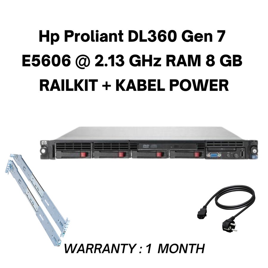 Jual HP Proliant DL360 Gen 7 RAM 8GB E5606 2.13 GHz Single Processor ...