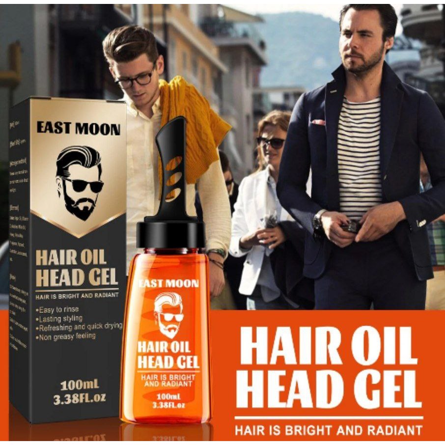 Jual Gel Rambut Sisir Minyak Rambut Pria Hair Styling Pomade Oil 260ml ...