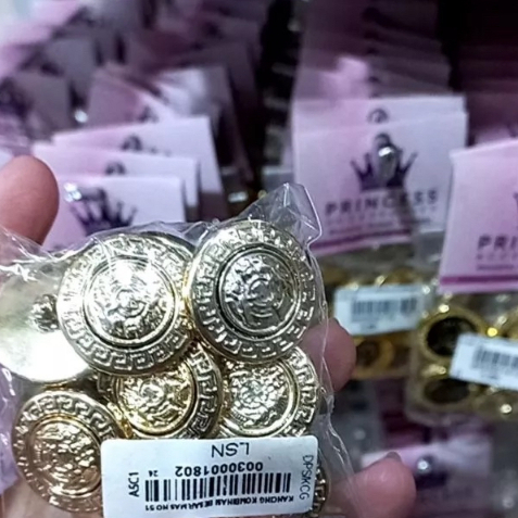 Jual KANCING KOMBINASI BESAR MAS NO 51/KANCING KOMBINASI/KANCING ...