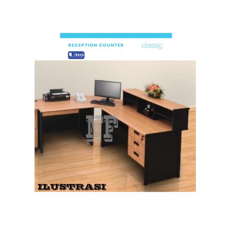 Jual MEJA RECEPTION COUNTER UNO CLASSIC UCR 1932 MEJA OPERATOR MEJA ...