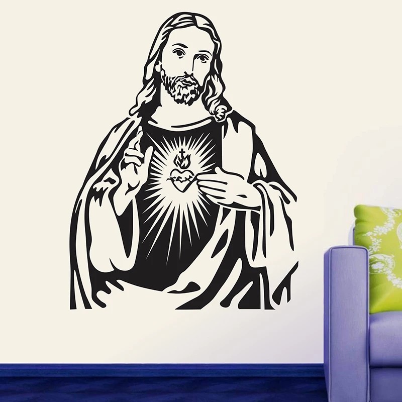 Jual WALL CUTTING STICKER DINDING CUSTOM TUHAN YESUS | Shopee Indonesia