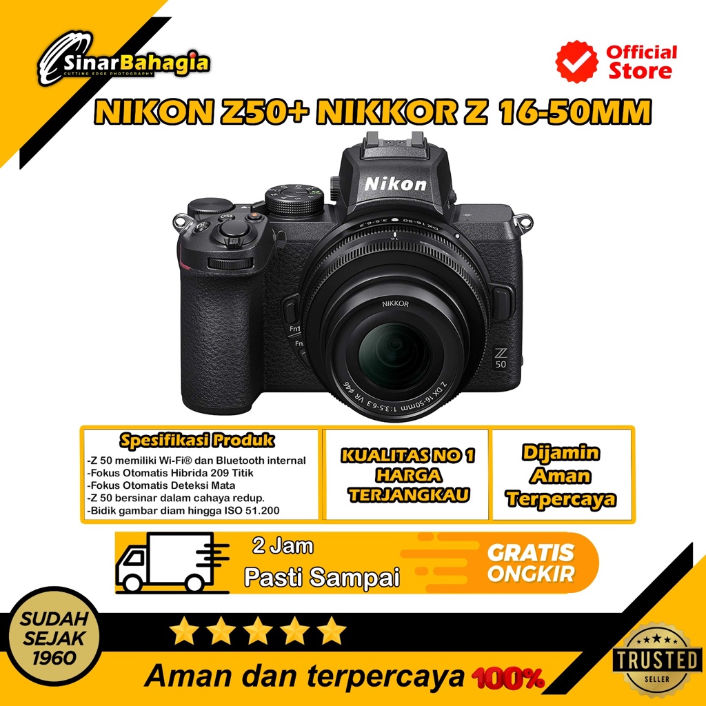 Jual Nikon Z50 Mirrorless Digital Camera/ NIKON Z50 KAMERA MIRRORLES ...