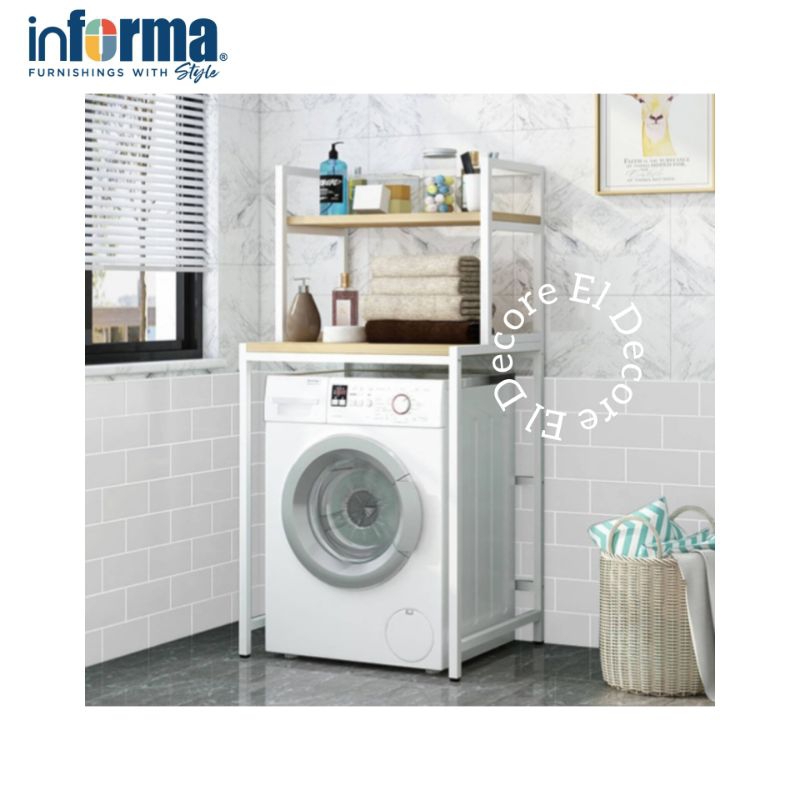Jual Informa Neo washing rak mesin cuci putih aesthetic 70x60x154cm ...