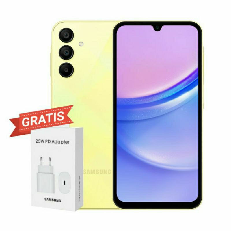 Jual HP SAMSUNG A15 4G RAM 8/256 + ADAPTER 25W GARANSI RESMI-SAMSUNG ...