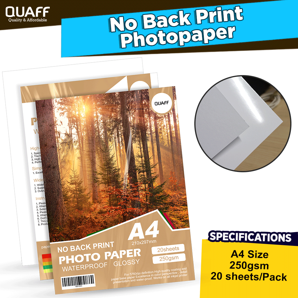 Jual QUAFF Tree Tipe Kertas Foto No Back Printing 3R 4R 5R A4 Ukuran ...