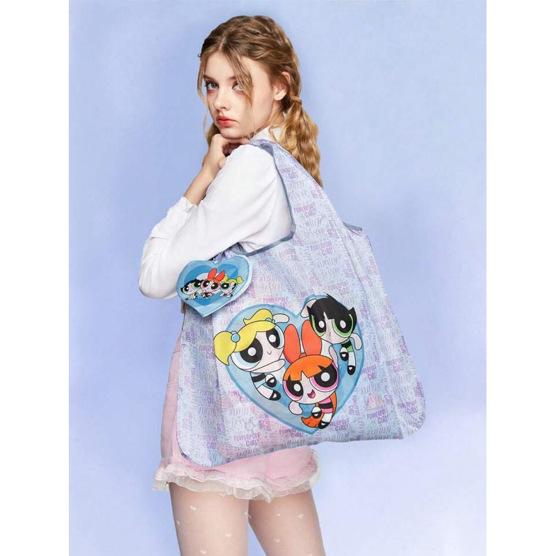 Jual THE POWERPUFF GIRLS SHOPPING BAG - FOLDABLE SHOPPING BAG ...