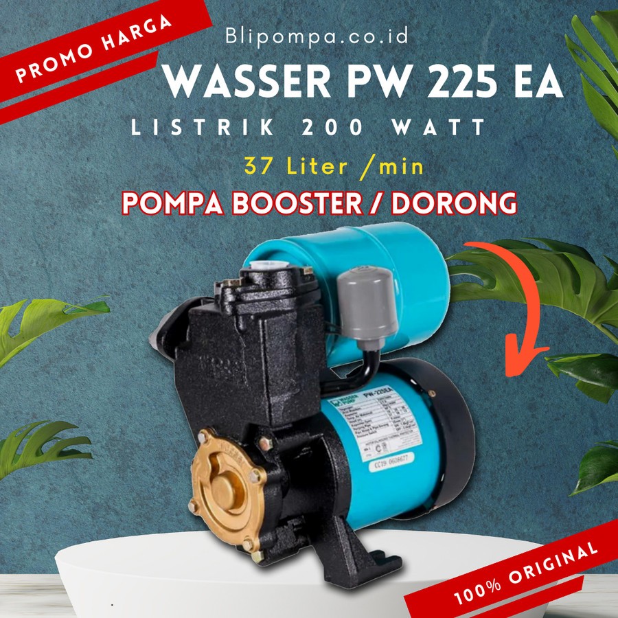 Jual POMPA AIR SUMUR DANGKAL WASSER PW 225 EA - SUMUR DANGKAL | Shopee ...