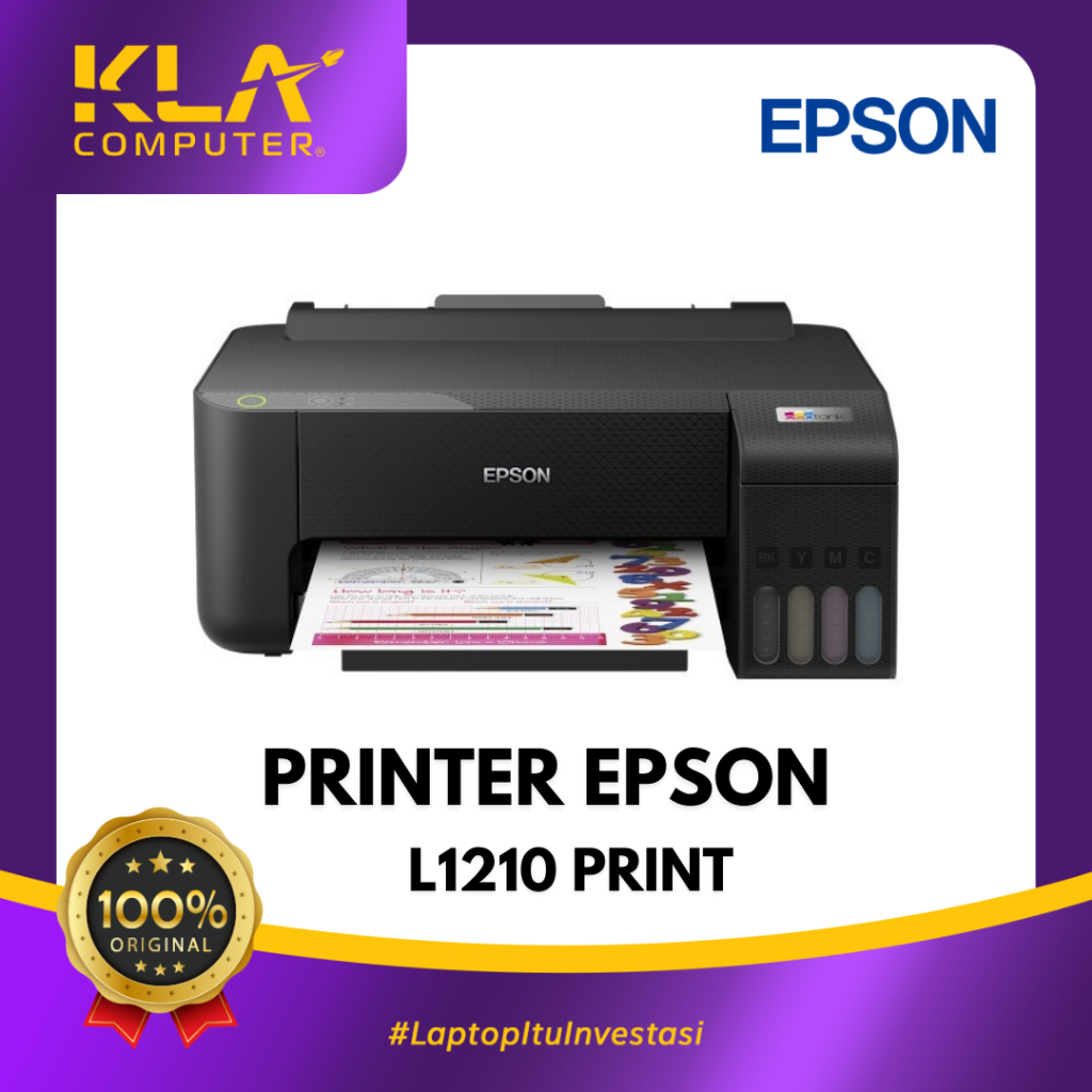 Jual HP DeskJet 2335 2875 Ink Tank 315 Laser Jet 107W Epson L1210 L3210 ...