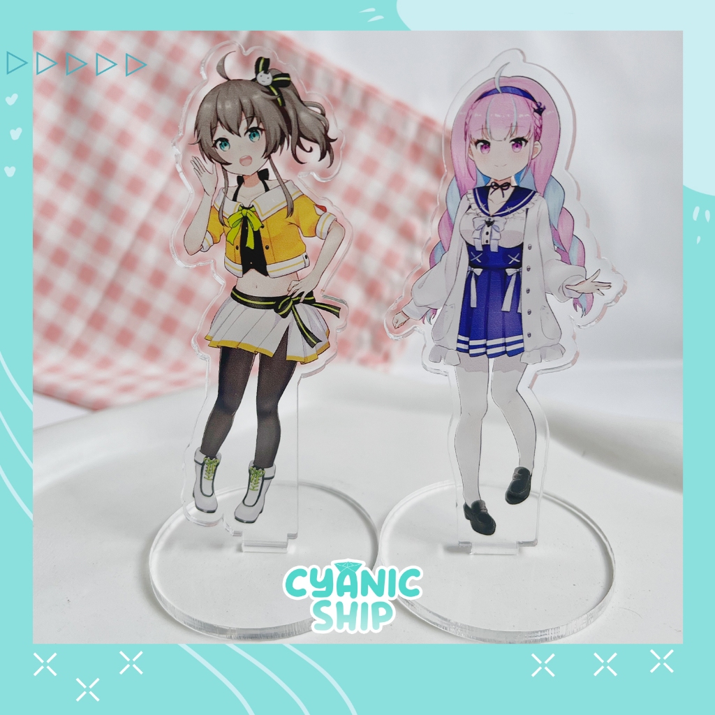 Jual Standee Akrilik Hololive JP Vtuber Aqua Matsuri Suisei Pekora ...