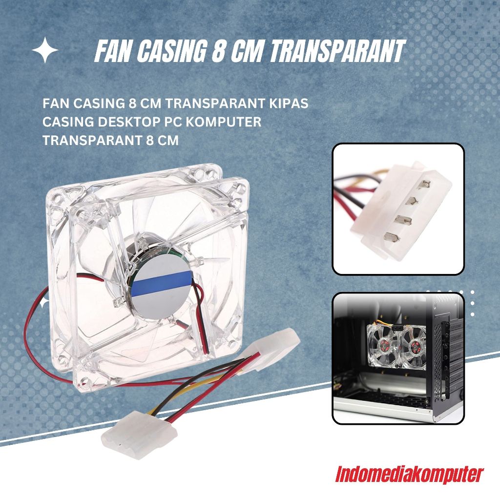 Jual FAN CASING 8CM TRANSPARANT | Shopee Indonesia