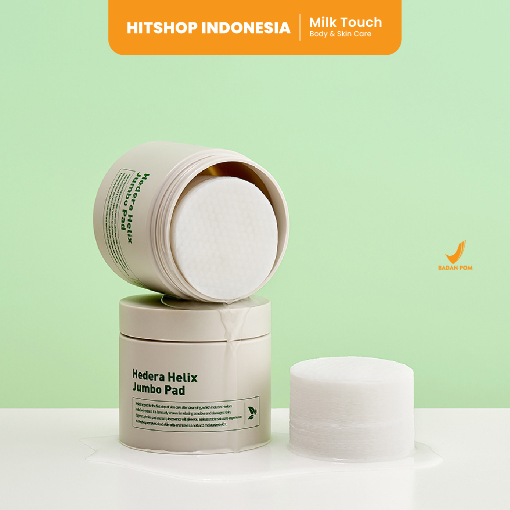 Jual [Milk Touch] Hedera Helix Jumbo Pad 130ml (Relaxing Toner Pad) / Hitshop | Shopee Indonesia