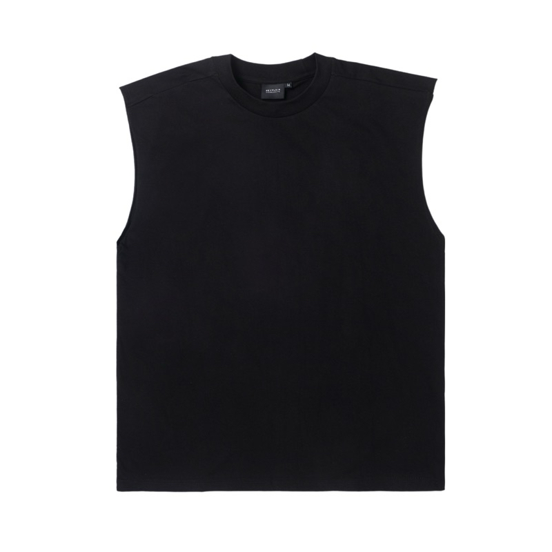 Jual Heyplain Kaos Tanktop Hitam Oversized - Cotton Combed 24s | Shopee ...