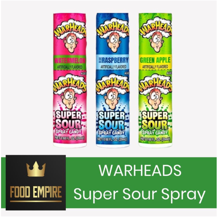 Jual WARHEADS Super Sour Spray Candy 20 ml | Shopee Indonesia
