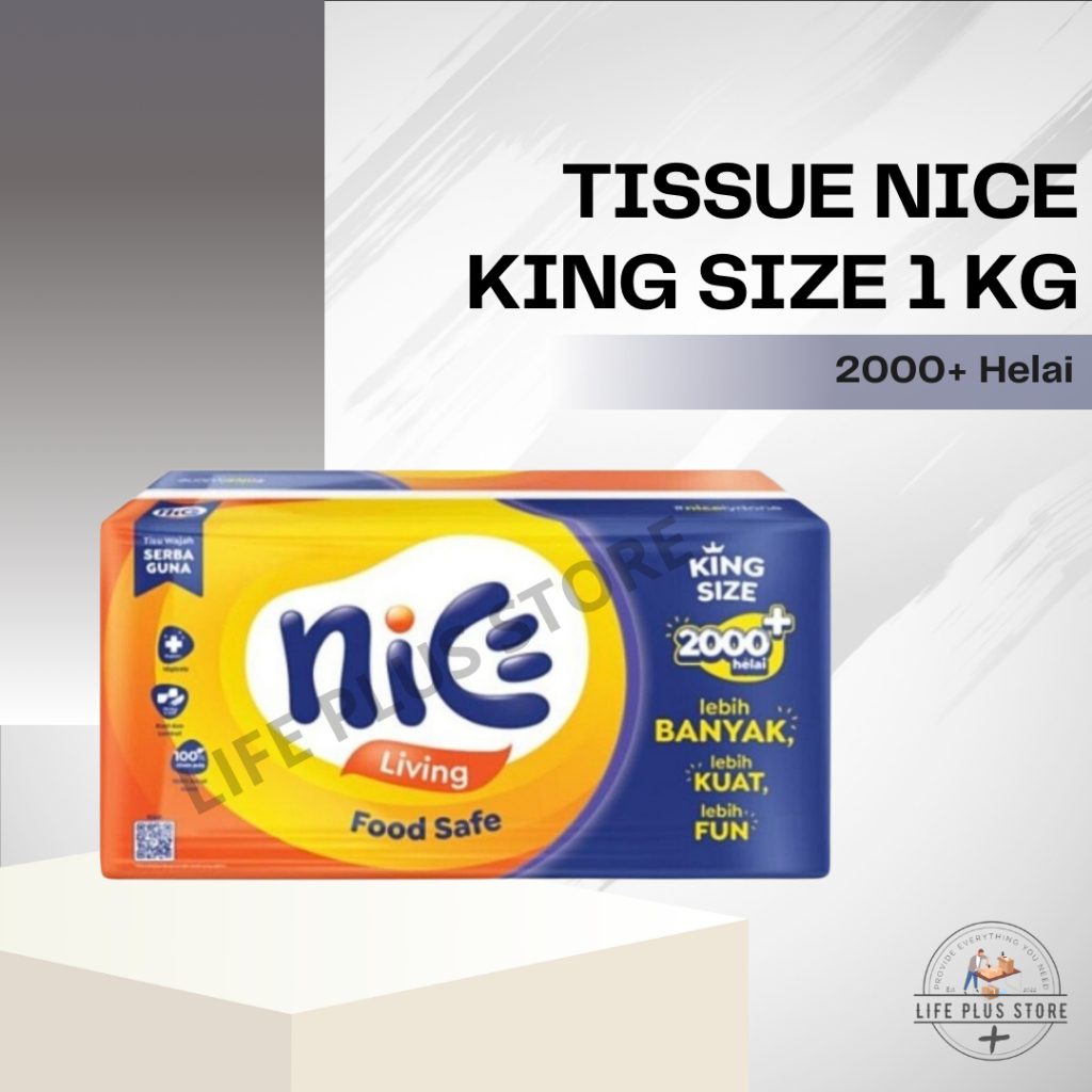 Jual Nice Facial Tissue 1000 Gram / 1Kg / Kiloan / New 900 Gram ...