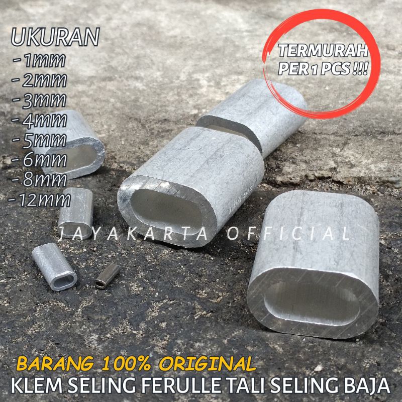 Jual Klem Seling Ferulle 8 10 12 mm crimp claim ferulle penjepit ujung ...