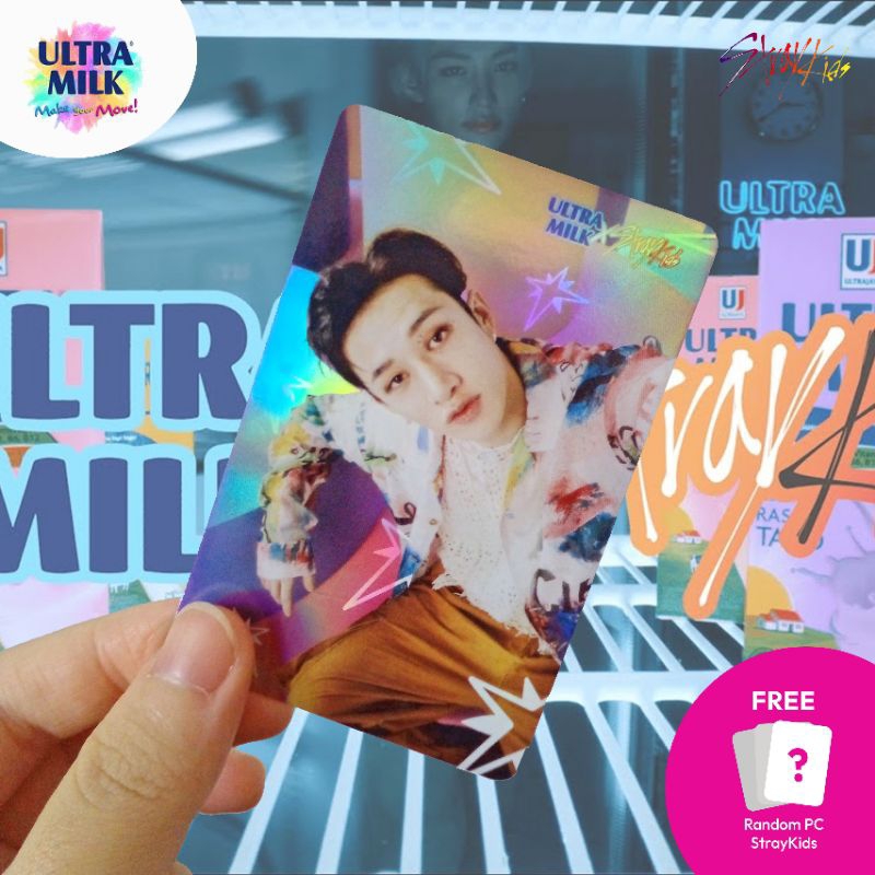 Jual [Unsealed] Official Photocard STRAY KIDS X ULTRA MILK SKZ PC Felix Element | Shopee Indonesia