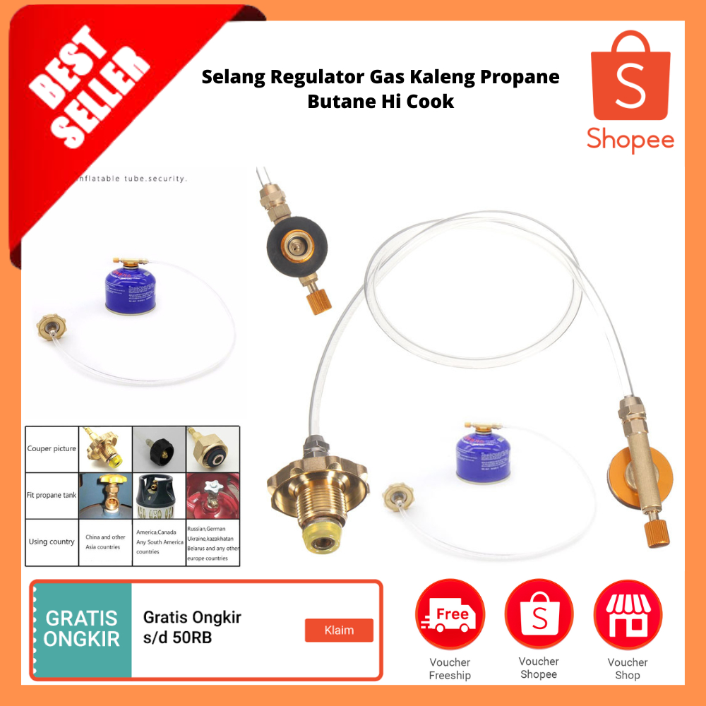 Jual Selang Regulator Gas Kaleng Propane Butane Hi Cook / Aksesori ...