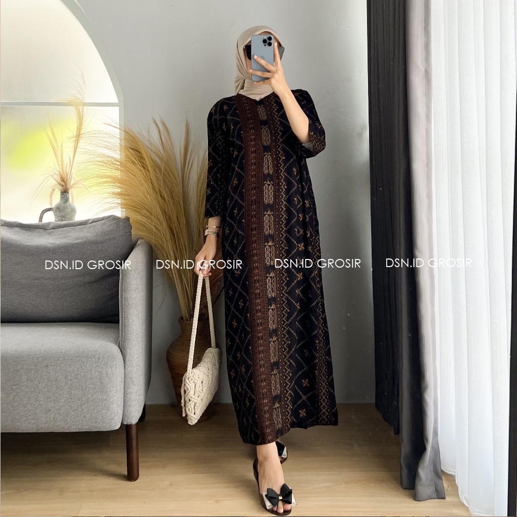 Jual Daster Gamis Semata Kaki / Long Daster Lengan 3/4 / Daster ...