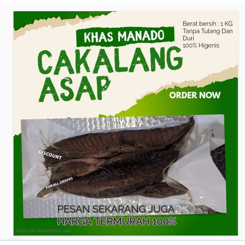 Jual Cakalang Fufu Asap Khas Manado Berat 1Kg | Shopee Indonesia