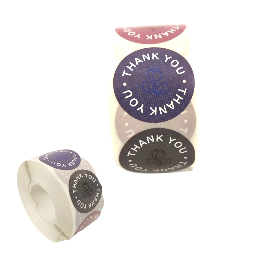 Jual STICKER LABEL THANK YOU TIPE B53 DEKORASI PENGEMAS | Shopee Indonesia