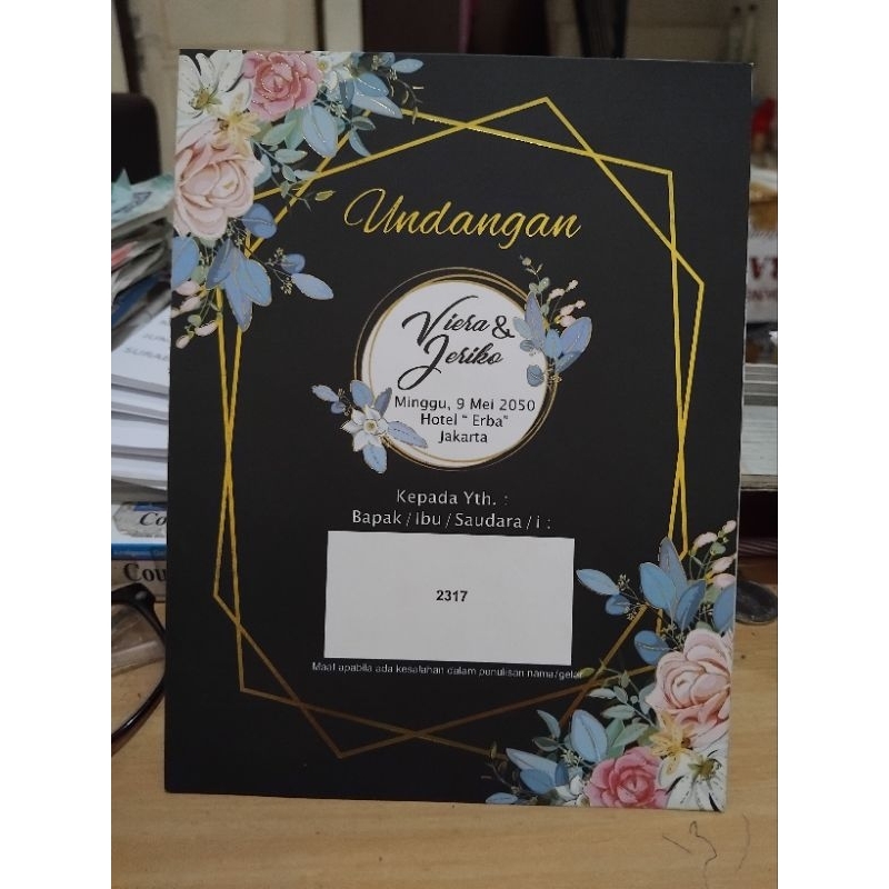 Jual Undangan ERBA 2317 ECER & GROSIR KOSONGAN TANPA PLASTIK OPP ...