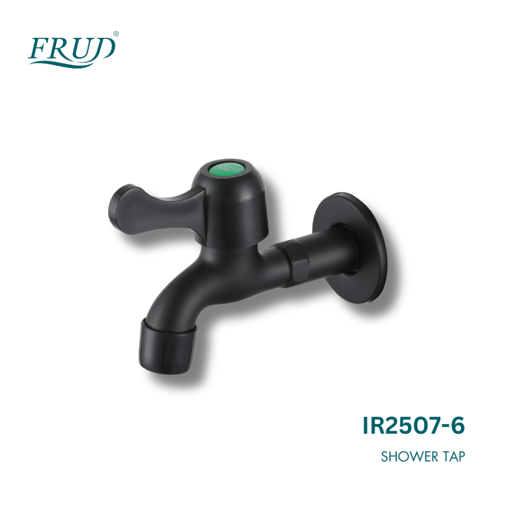 Jual FRUD IR2507-6 Kran Air Tembok Warna Hitam Kran Taman Hitam ...