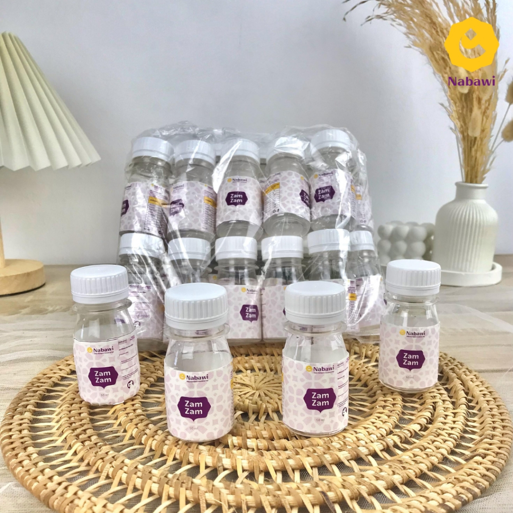 Jual Botol Kosong Air Zamzam 50ml Botol Plastik Air Zamzam Isi 1 Kodi ...