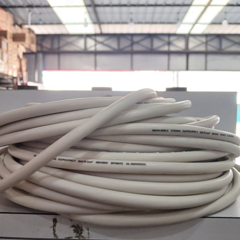 Jual Kabel listrik NYMHYO 3x0,75mm ETERNA /kabel serabut [ecer per 1 ...