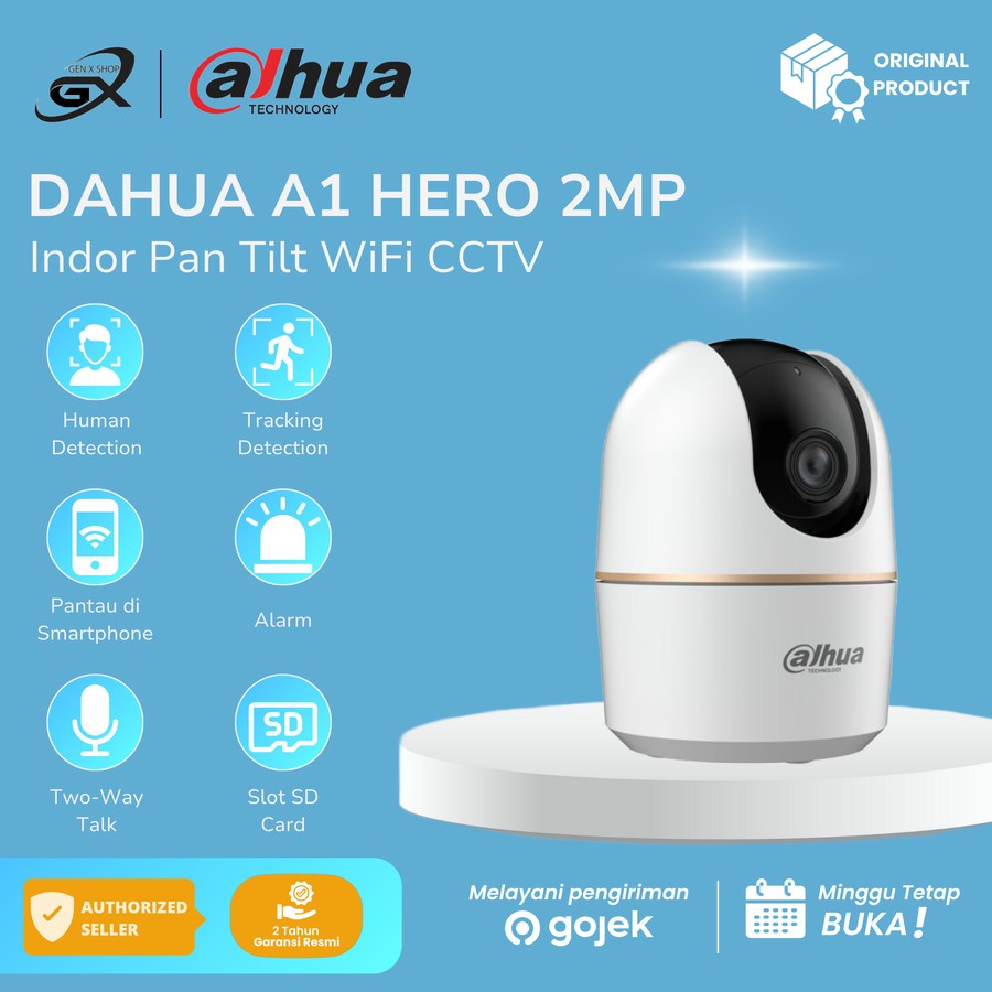 Jual DAHUA Hero A1 CCTV Wifi 360 2MP Smart Indoor Camera Two Way Talk ...