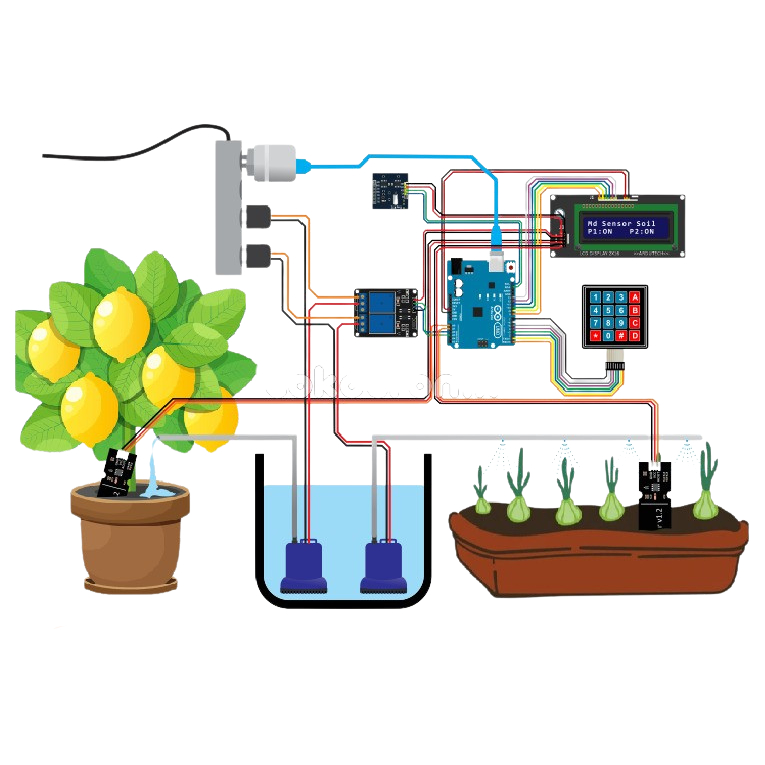 Jual Penyiram Tanaman Otomatis Dg Arduino Kit Berbasis Sensor Tanah
