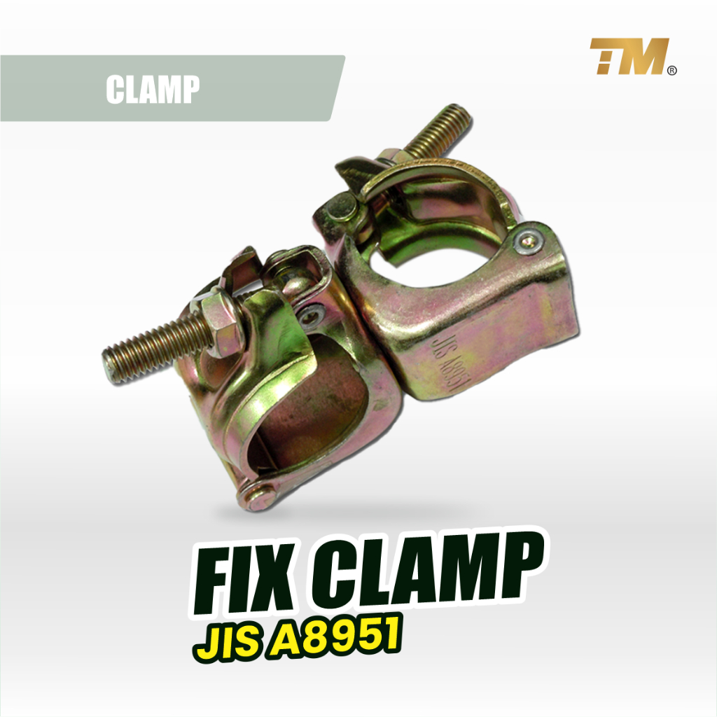 Jual FIX CLAMP STANDARD JIS UNTUK SCAFFOLDING JENIS PIPA / TUBULAR ...