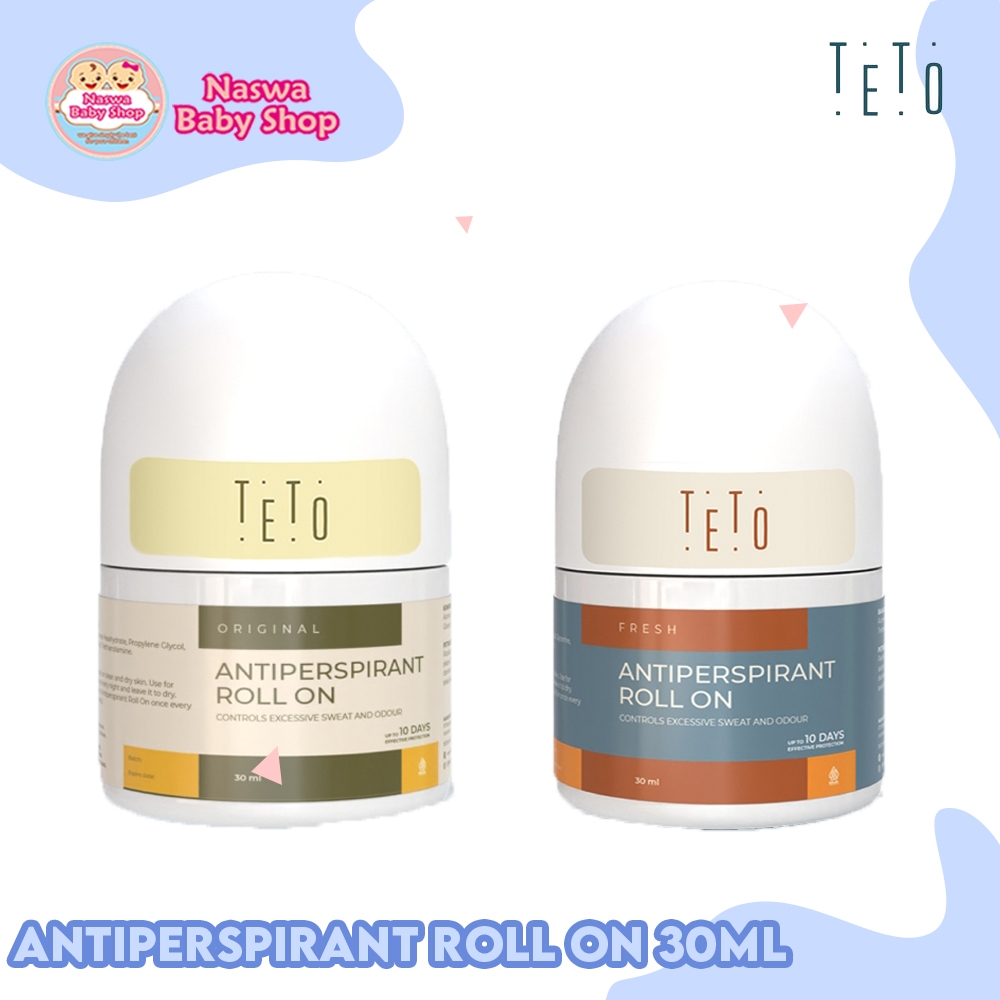 Jual Teto Antiperspirant Roll On Deodorant Mengurangi Keringat & Bau ...