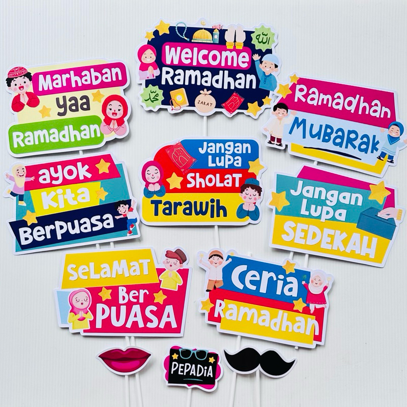 Jual KUMPULAN PROPS RAMADHAN LEBARAN IDUL FITRI READY STOCK ONLY PROPS ...