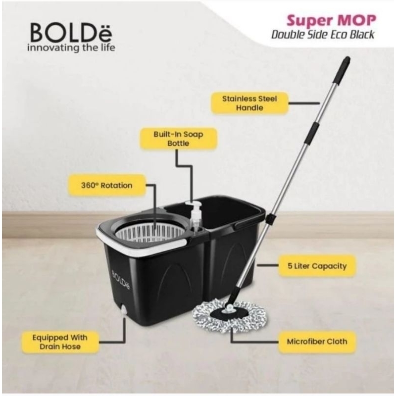 Jual BoLDe ALAT PEL SUPERMOP DOUBLE SIDE ECO | Shopee Indonesia