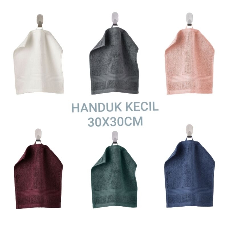 Jual FRED Handuk Kecil, Handuk Muka, Waslap uk 30x30 cm | Shopee Indonesia