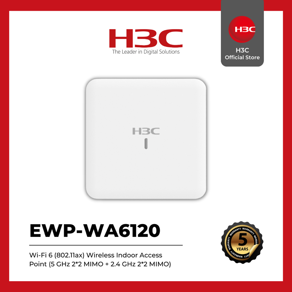 Jual H3C EWP-WA6120 WIFI 6 AC1800 DUAL BAND 1.775 GBPS CLOUD MANAGE ...