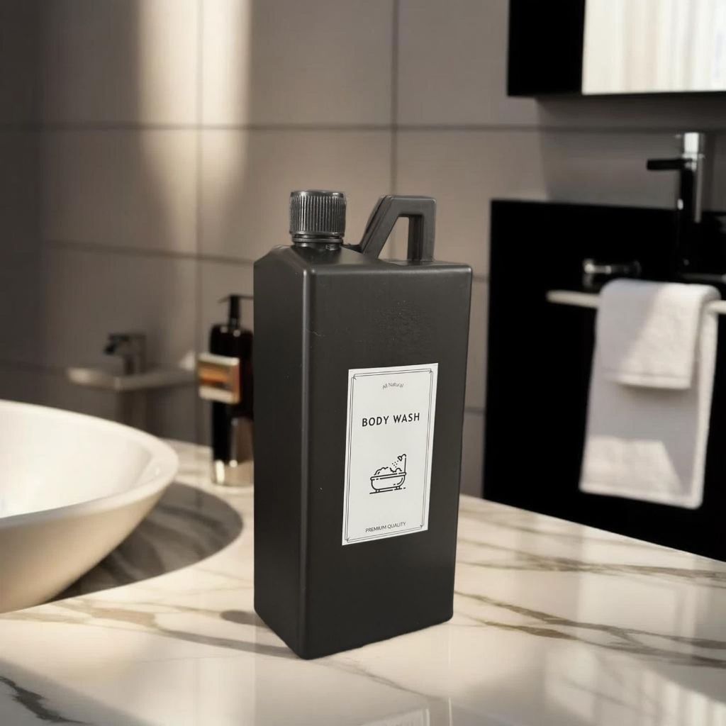 Jual Botol Sabun Mandi Body Wash Aesthetic Jerigen 1 Liter Refilable ...