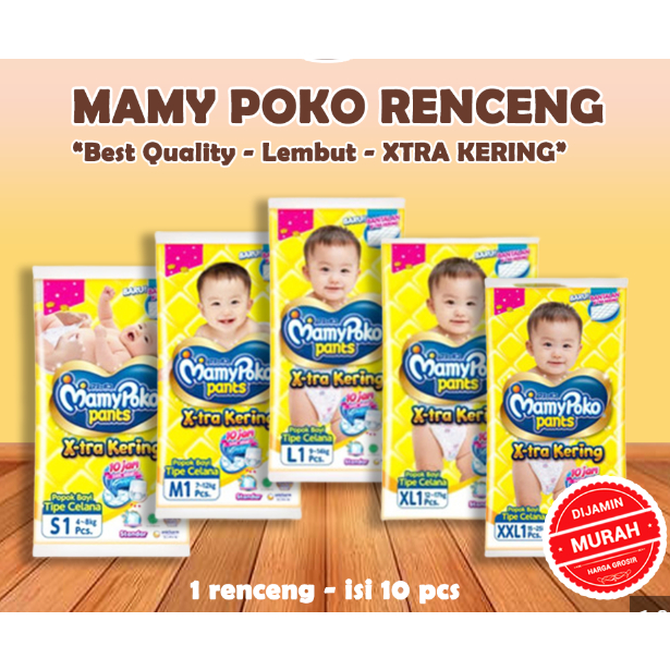 Jual Pampers Mamy Poko Celana Ukuran XL. 10 Pcs | Shopee Indonesia