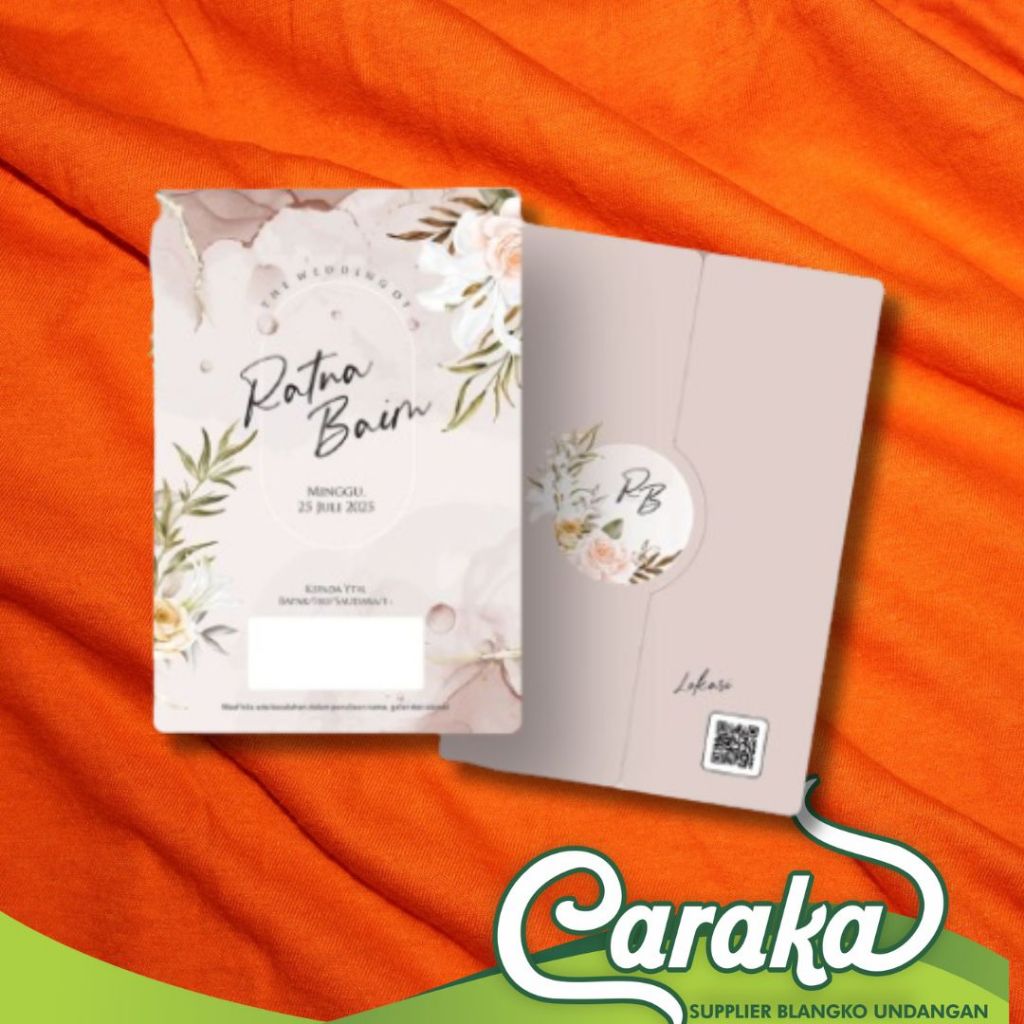 Jual Kartu Undangan Pernikahan atau Kertas Undangan atau Blangko ...
